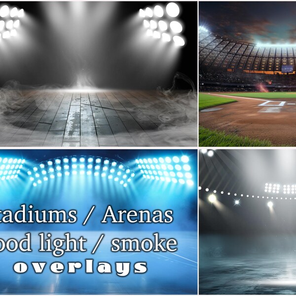 Stadium Light Sport Template - Etsy