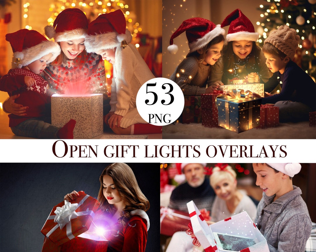 Magic Shine Box, Open Gift Lights, Magic Light Overlays, Light Png ...