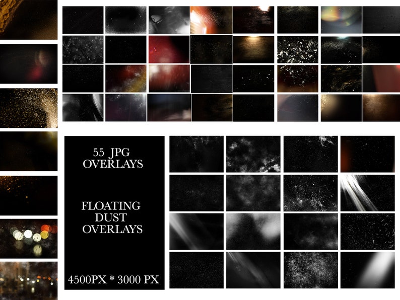 55 Dust Overlays Floating Dust Falling Dust Cinematic Dust - Etsy