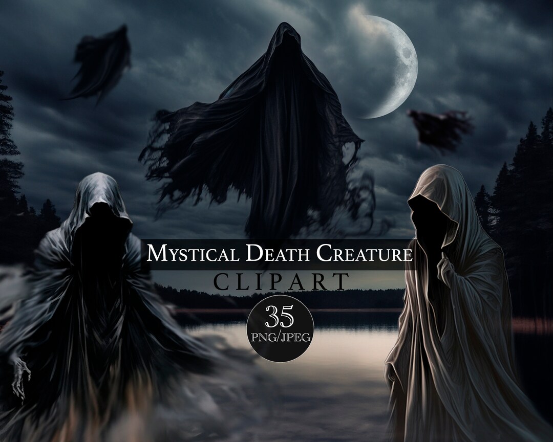 Death Creature Clipart , Spooky Clipart, Souls Png, Ghost Overlay ...