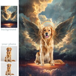 Pet Memorial, Pet Memorial Digital Background, Way to Heaven ...