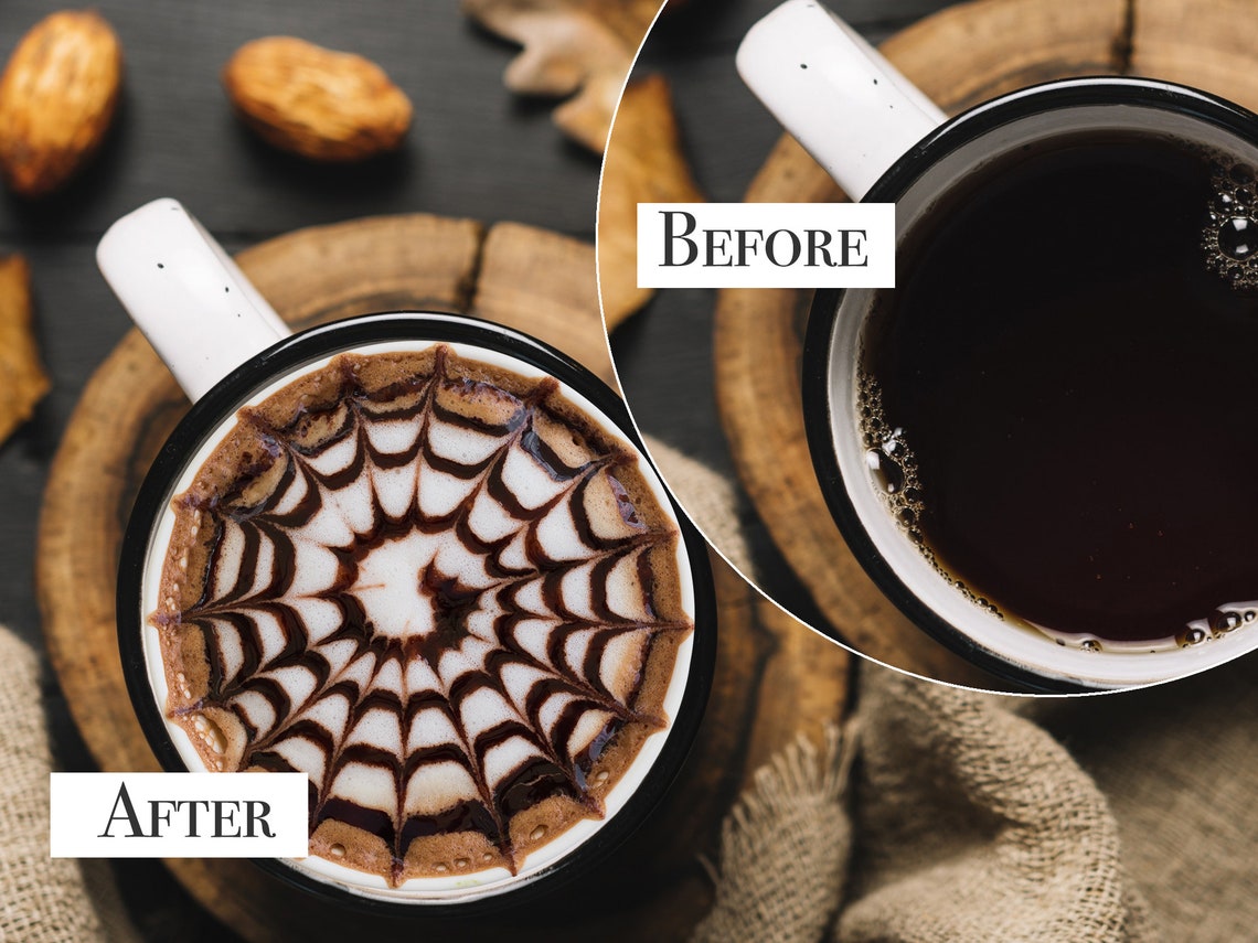 27 Coffee Overlays Coffee Art Overlay Latte Art Overlay - Etsy