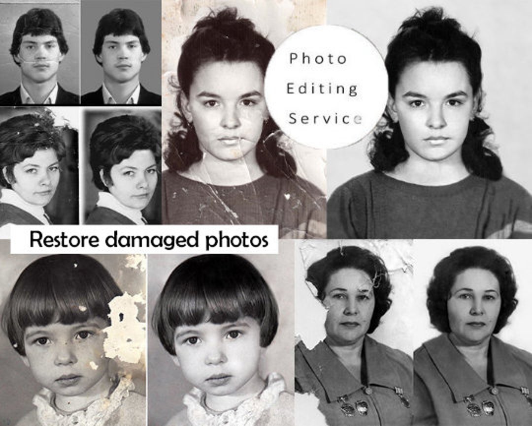 Old Photo Restoration | Restore Damaged Photos | Professional Photo ...