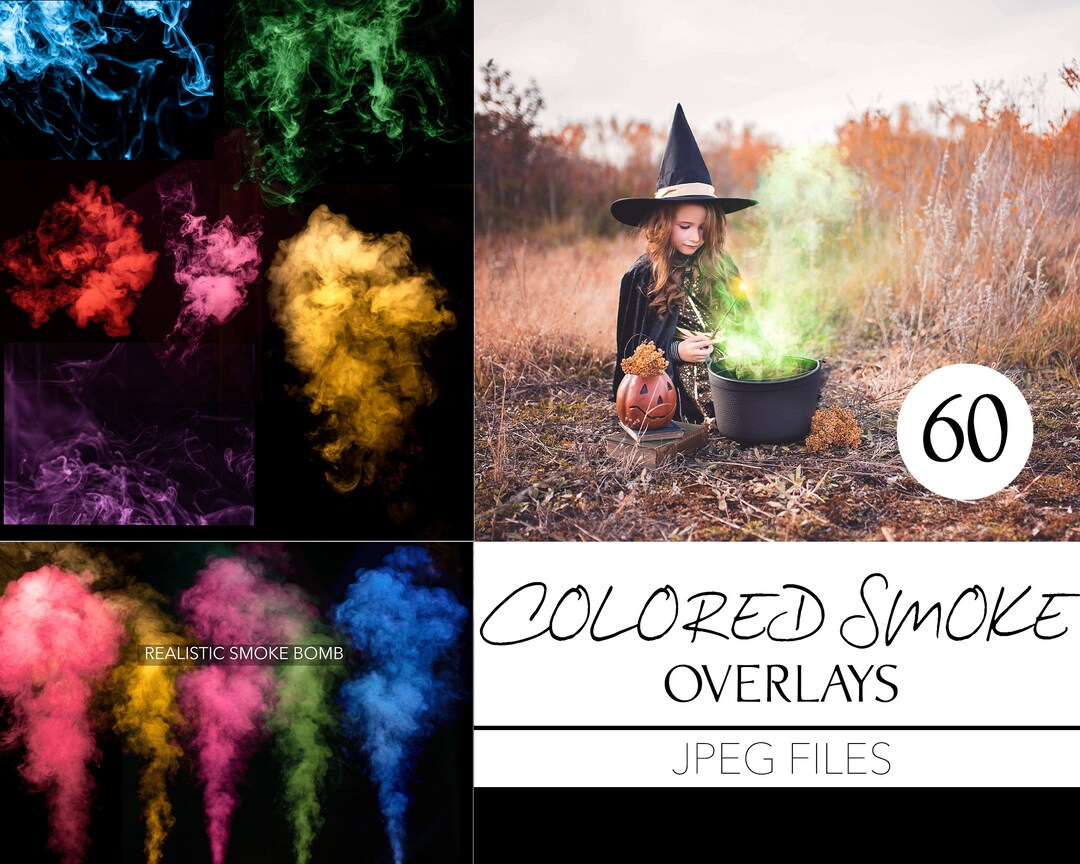 Colored Smoke Overlays, Colorful Smoke, Halloween Overlays, Colorful ...