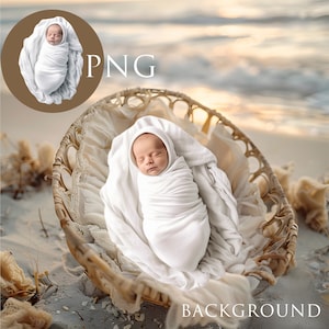 Newborn Beach Digital Backgrounds, Newborn Beach Digital Backdrops ...