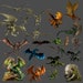 Dragon Overlays, Fantasy Creatures Overlays, Elemental Dragons Digital ...
