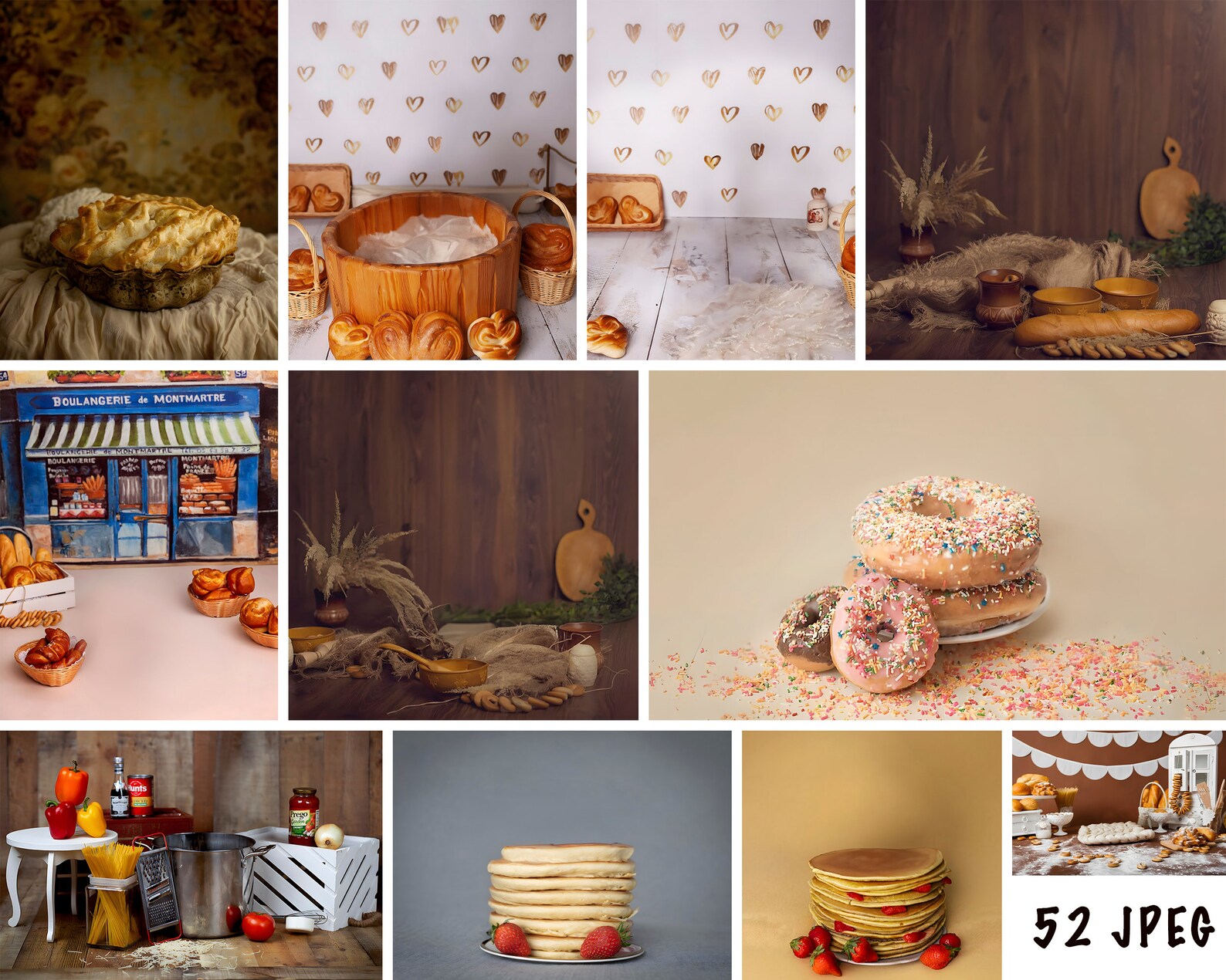 Little Chef Digital Background - Kitchen Photo Composite Prop for ...