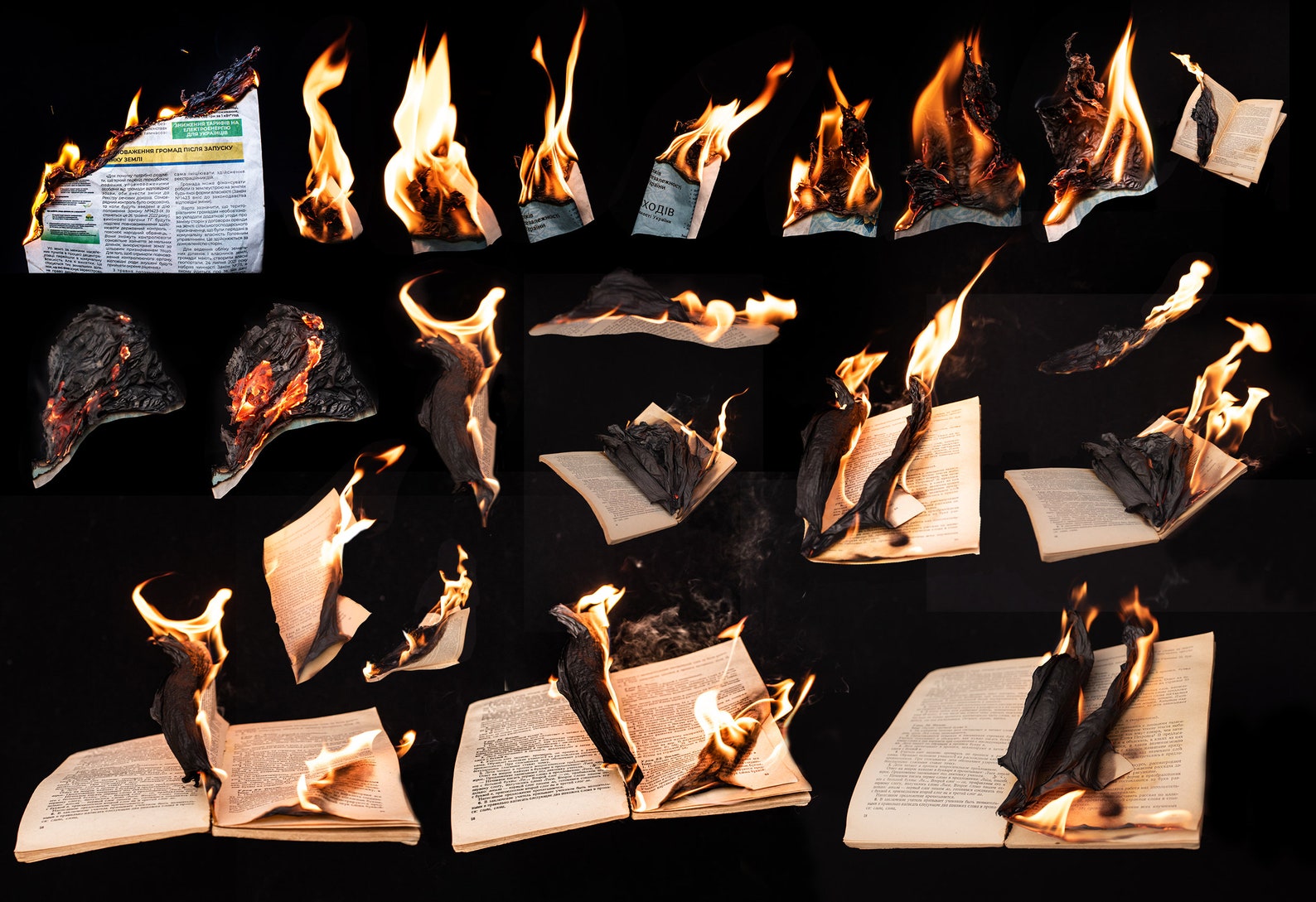 Burnt Paper Burning Newspaper Png Burning Book Png Burning - Etsy