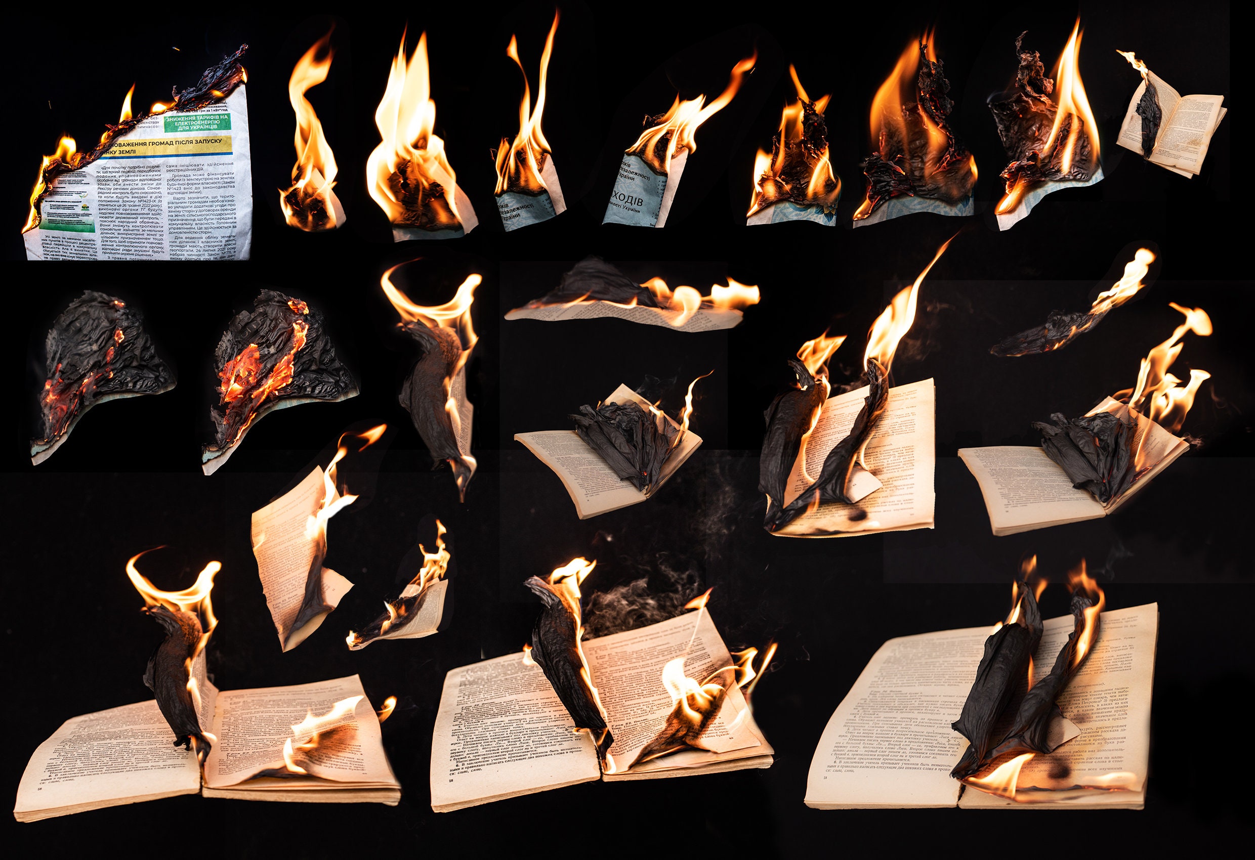 Burnt Paper Burning Newspaper Png Burning Book Png Burning - Etsy