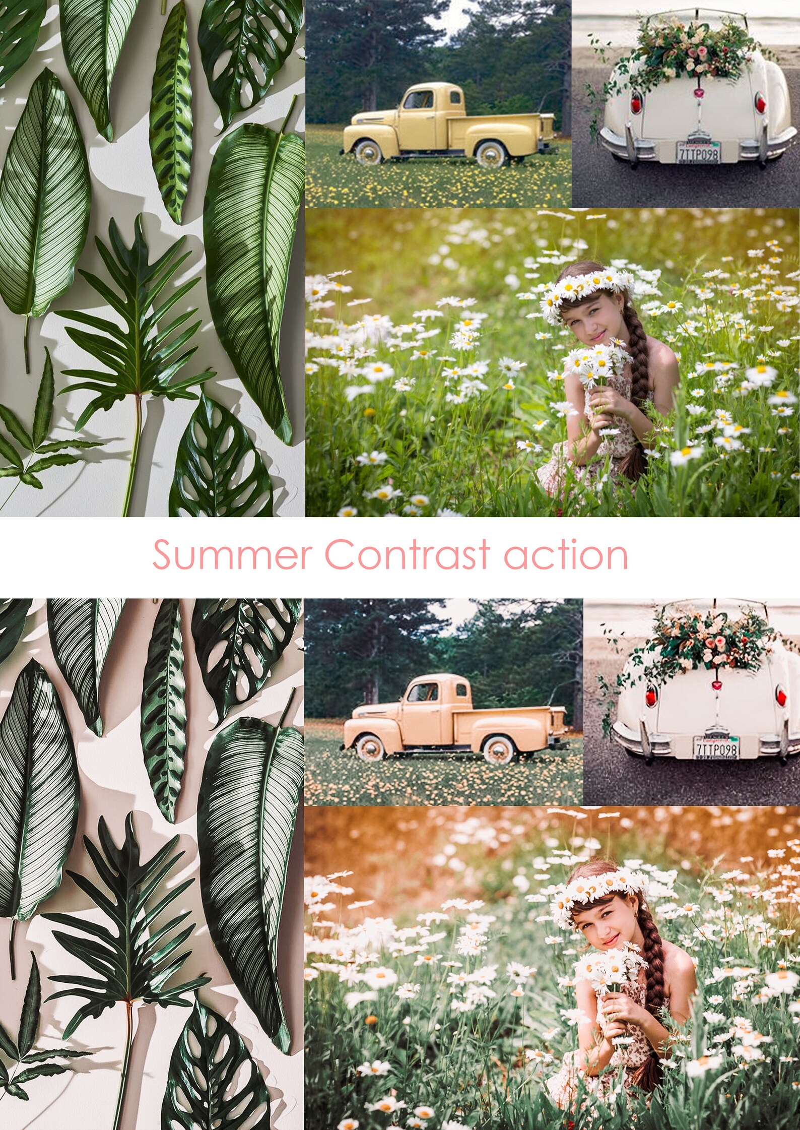 10 Summer Photoshop Actions and ACR Presets Pastel Ps Preset | Etsy