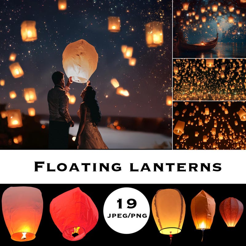 Floating Lanterns - Etsy