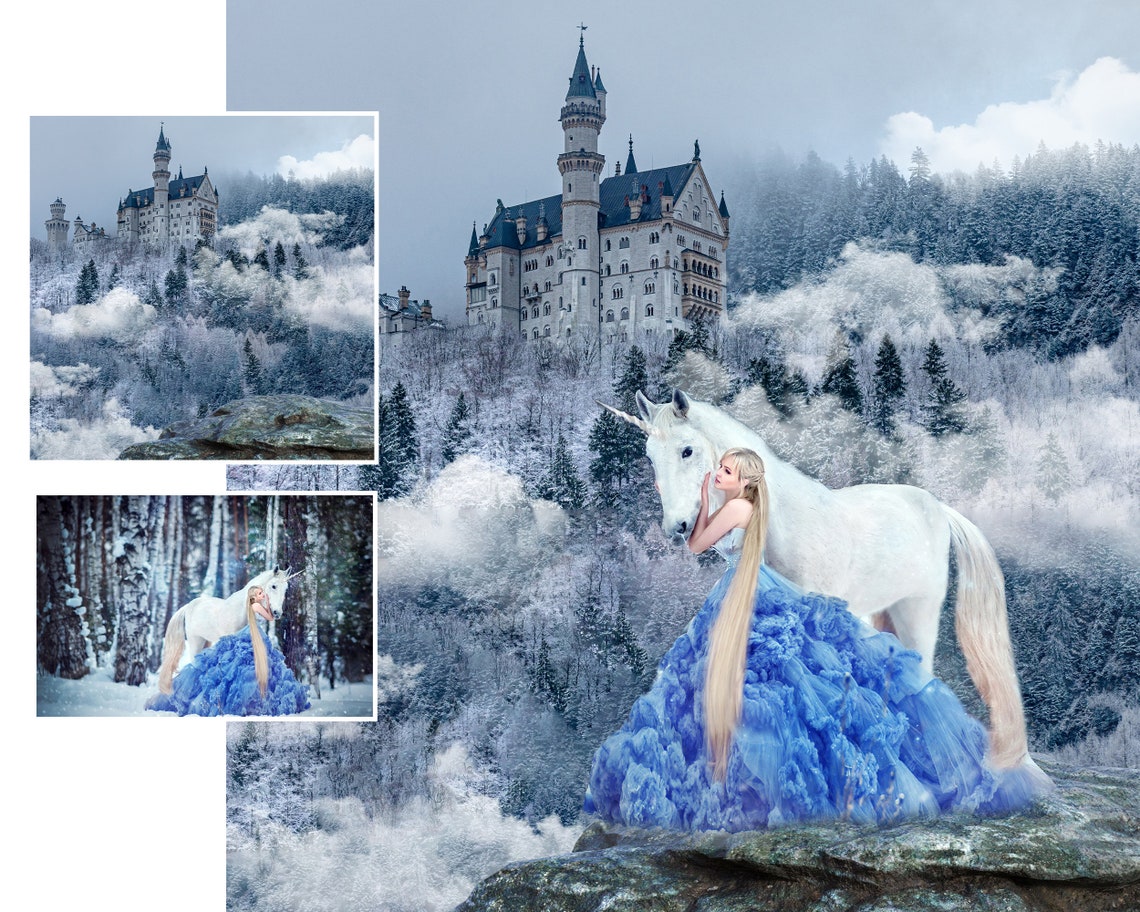 Castle Overlays Castle Png Fairy Tale Overlays Fantasy - Etsy UK