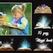 Magic Book Shine Photo Overlays, Christmas Magic Shine Overlays, Light ...