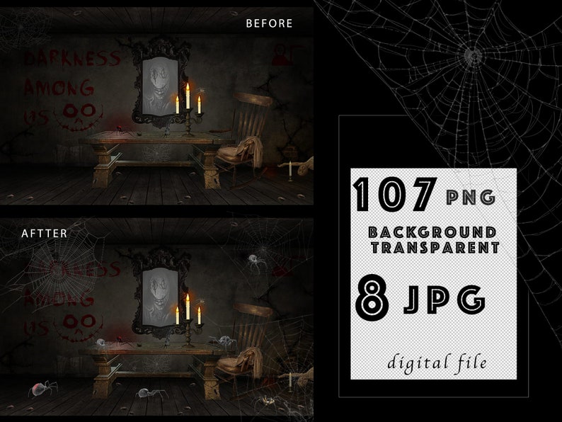 124 Cobweb Photo Overlays Cob Web Clipart Spider's Png - Etsy