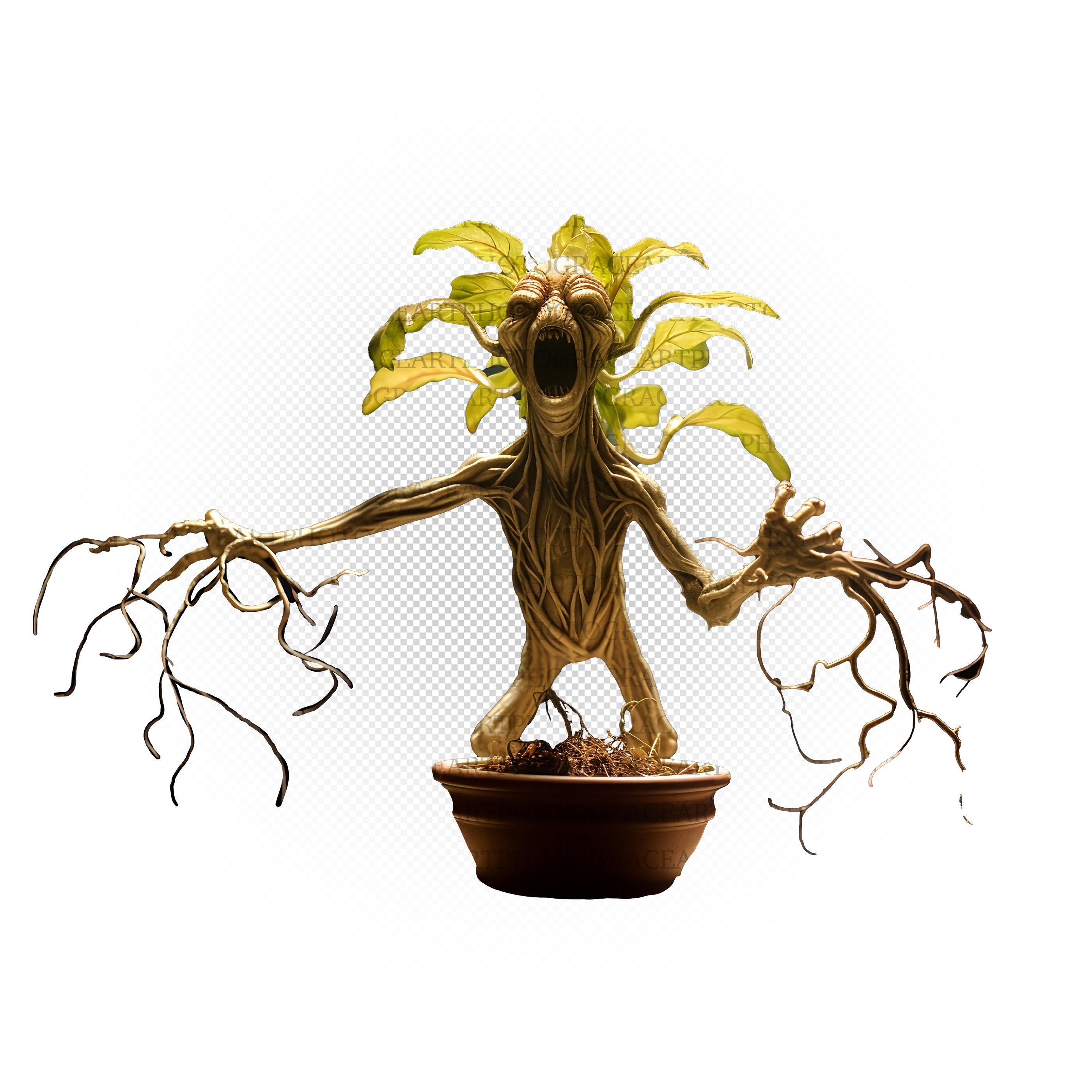 Mandrake Clipart, Mandragora Png, Baby Mandrakes Overlays, Magic Wizard ...