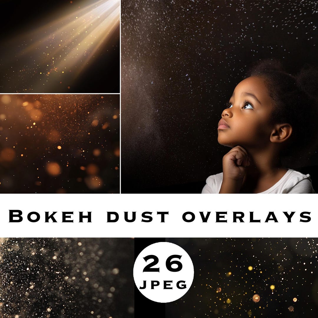 Bokeh Dust Overlay: Glitter Photo Effects, Sparkle, Glitter, Sunlight ...