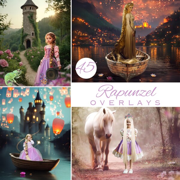 Rapunzel Tower Digital - Etsy