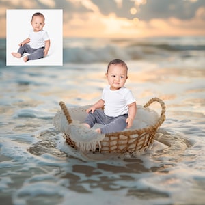 Newborn Beach Digital Backgrounds, Newborn Beach Digital Backdrops ...