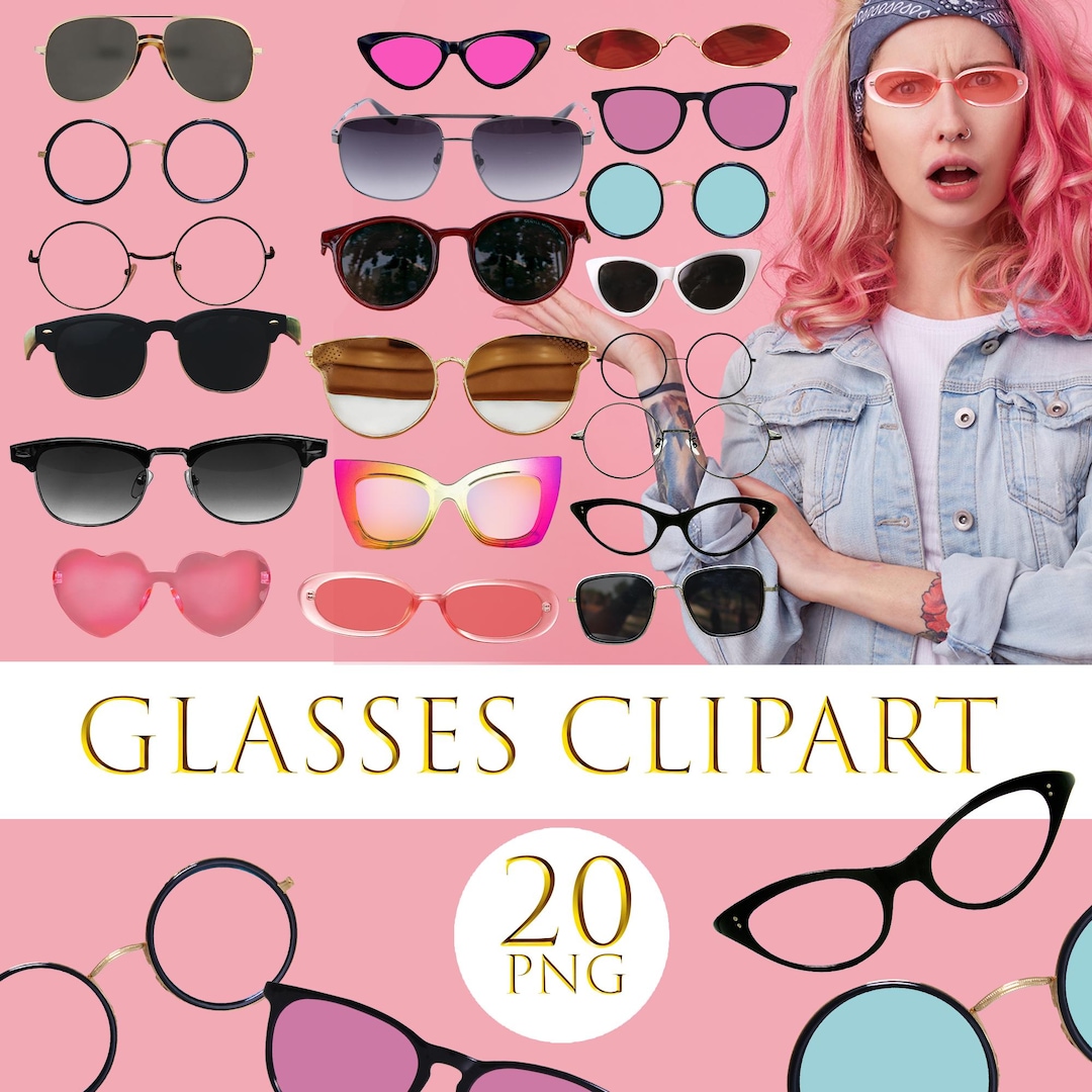 Glasses Png, Sunglasses Overlays, Sunglasses Clipart, Eyeglass Outline ...