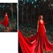 Red Flying Fabric Overlays Flying Cloth Silk Waving Flying - Etsy