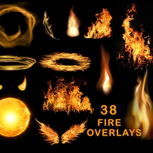 Fire Overlays, Fire Sparks Overlays, WINGS PNG, WINGS Bonfire Overlays ...