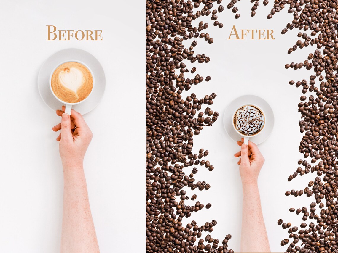 27 Coffee Overlays Coffee Art Overlay Latte Art Overlay - Etsy