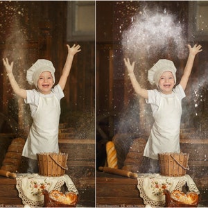 Christmas Baking Powder Dust Overlays: Flour Photography Effects (PNG ...