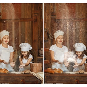 Christmas Baking Powder Dust Overlays: Flour Photography Effects (PNG ...