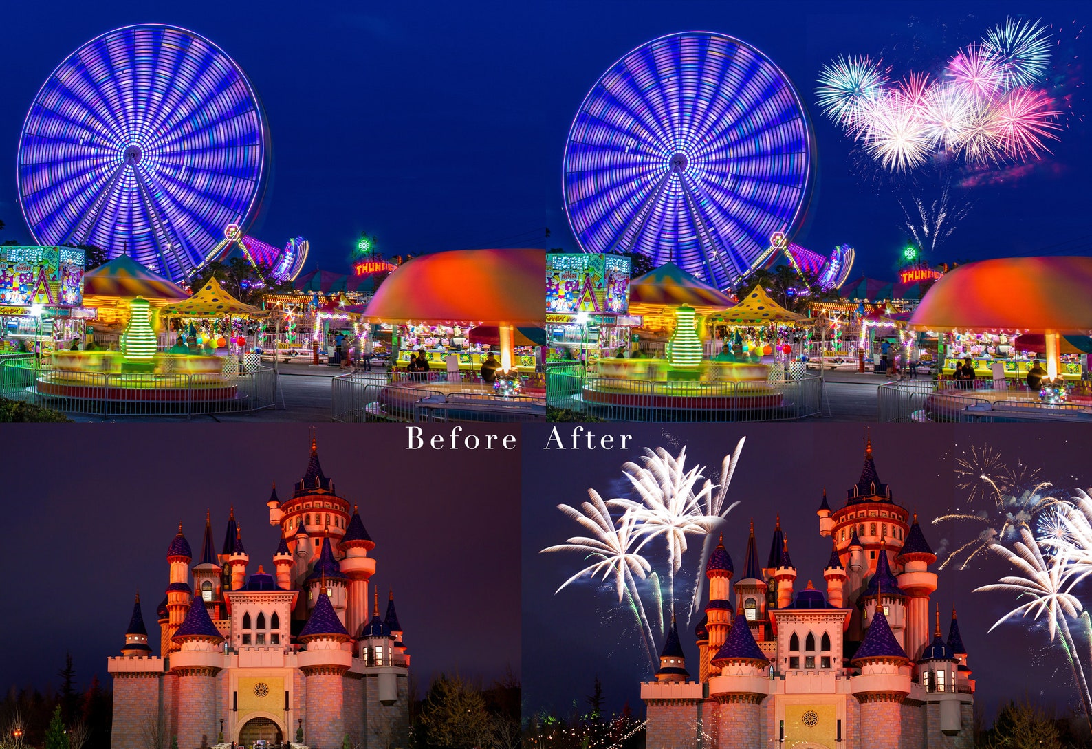 154 Fireworks Overlays Fireworks Clipart Fireworks Photoshop - Etsy