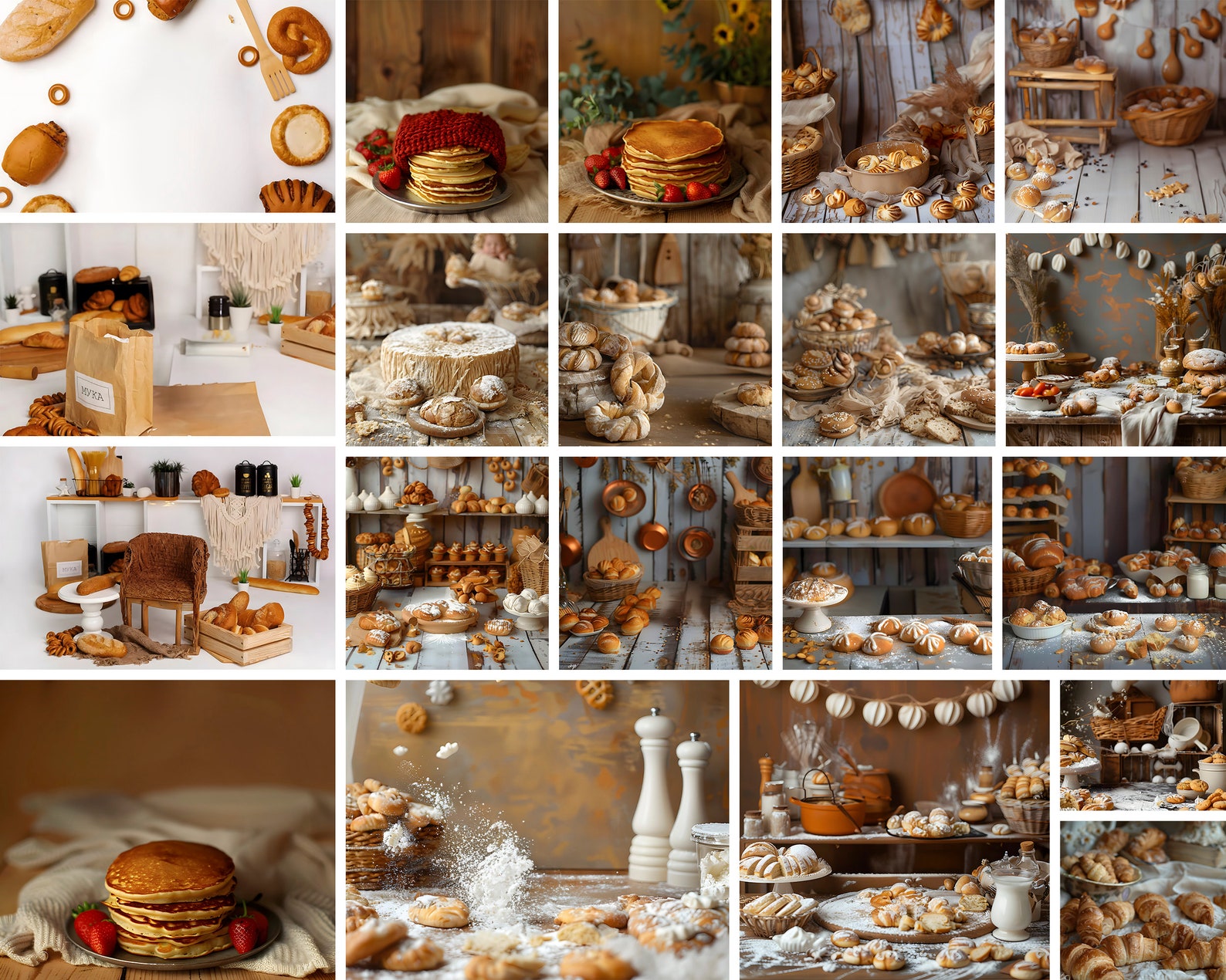 Little Chef Digital Background - Kitchen Photo Composite Prop for ...