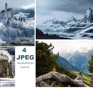 Castle Overlays, Castle Png, Fairy Tale Overlays, Fantasy Castles ...