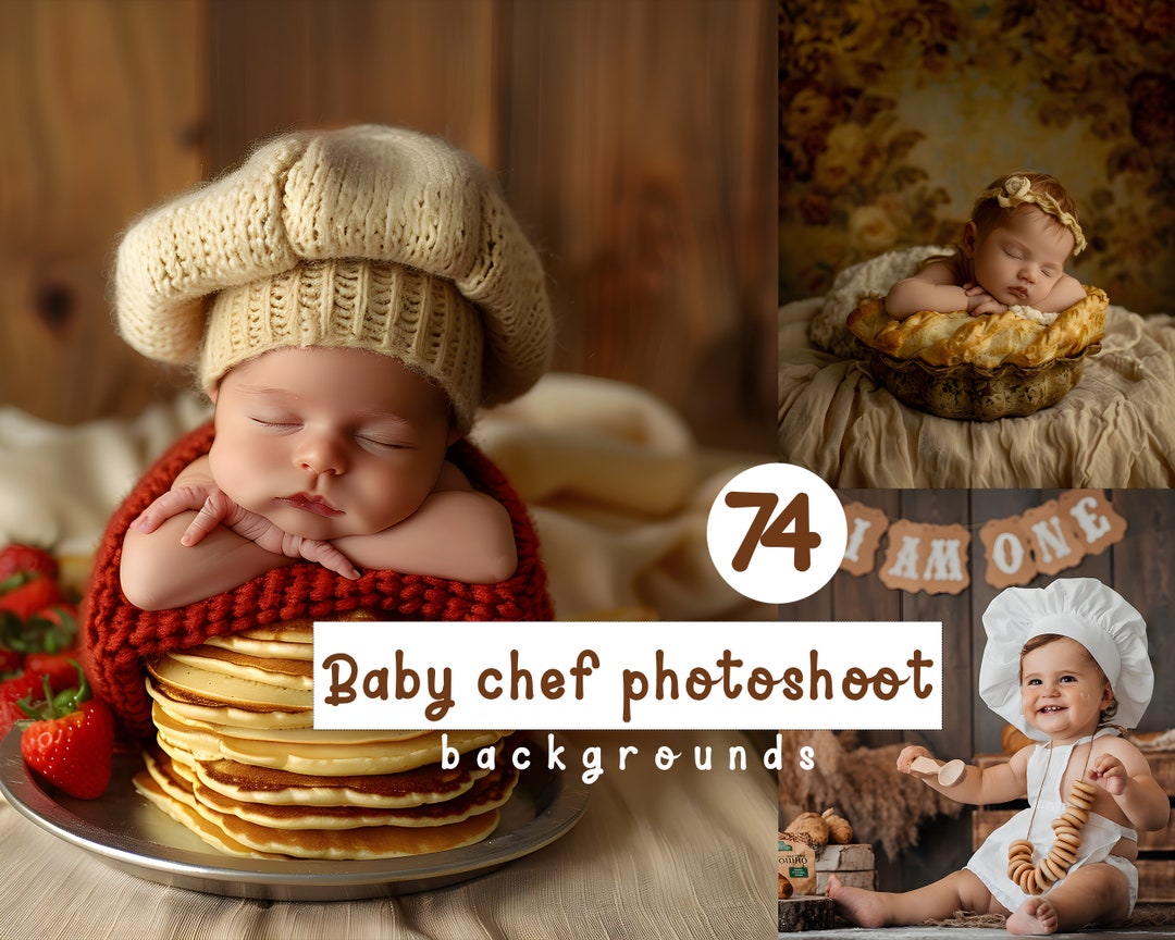 Little Chef Digital Background - Kitchen Photo Composite Prop for ...