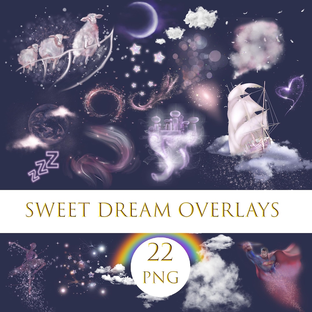 Sweet Dream Overlays, Magic Overlay, Fantasy Png, Mystically Digital ...