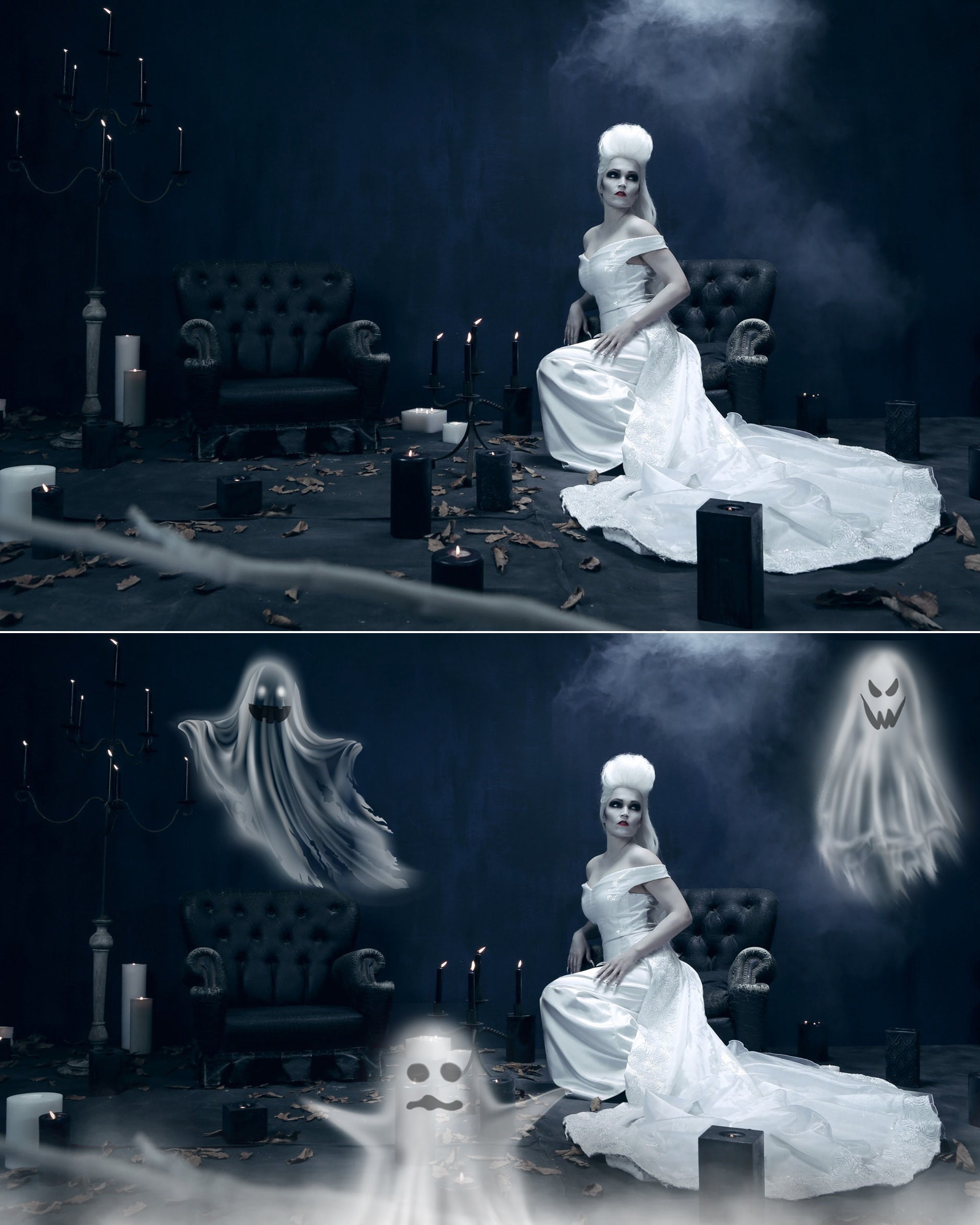 Ghost Overlay Ghost Png Halloween Ghost Clipart Flying - Etsy