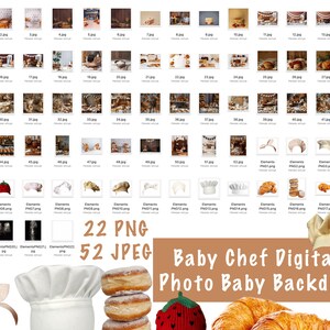 Little Chef Digital Background - Kitchen Photo Composite Prop for ...