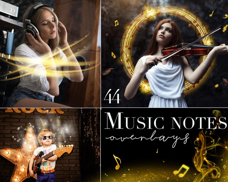 Music Notes Music Notes Overlays Music Sheets Music - Etsy