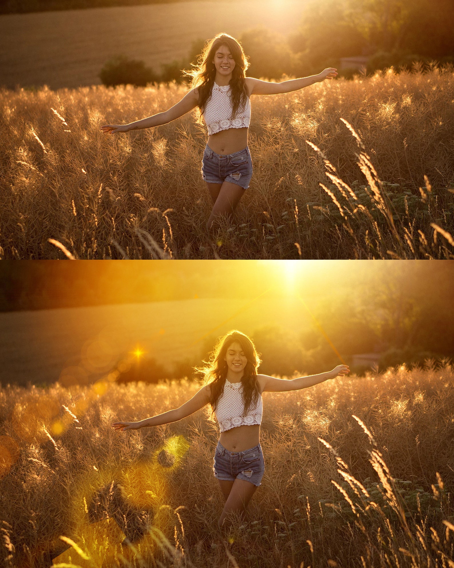 Lens Flare Overlays Sunlight Overlays Sun Overlays Flare - Etsy