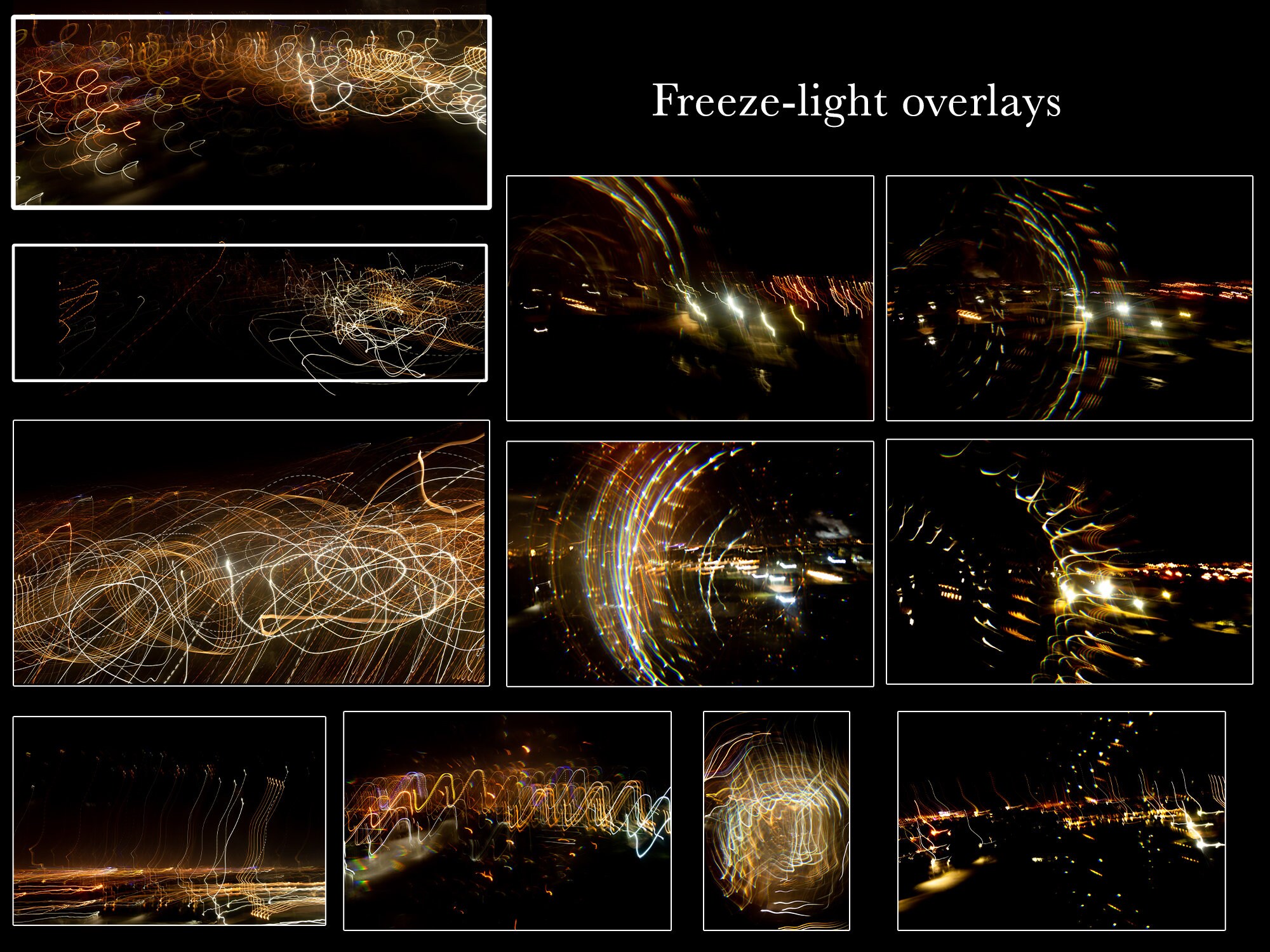 Light overlays Bokeh overlays Christmas overlays Wedding - Etsy España