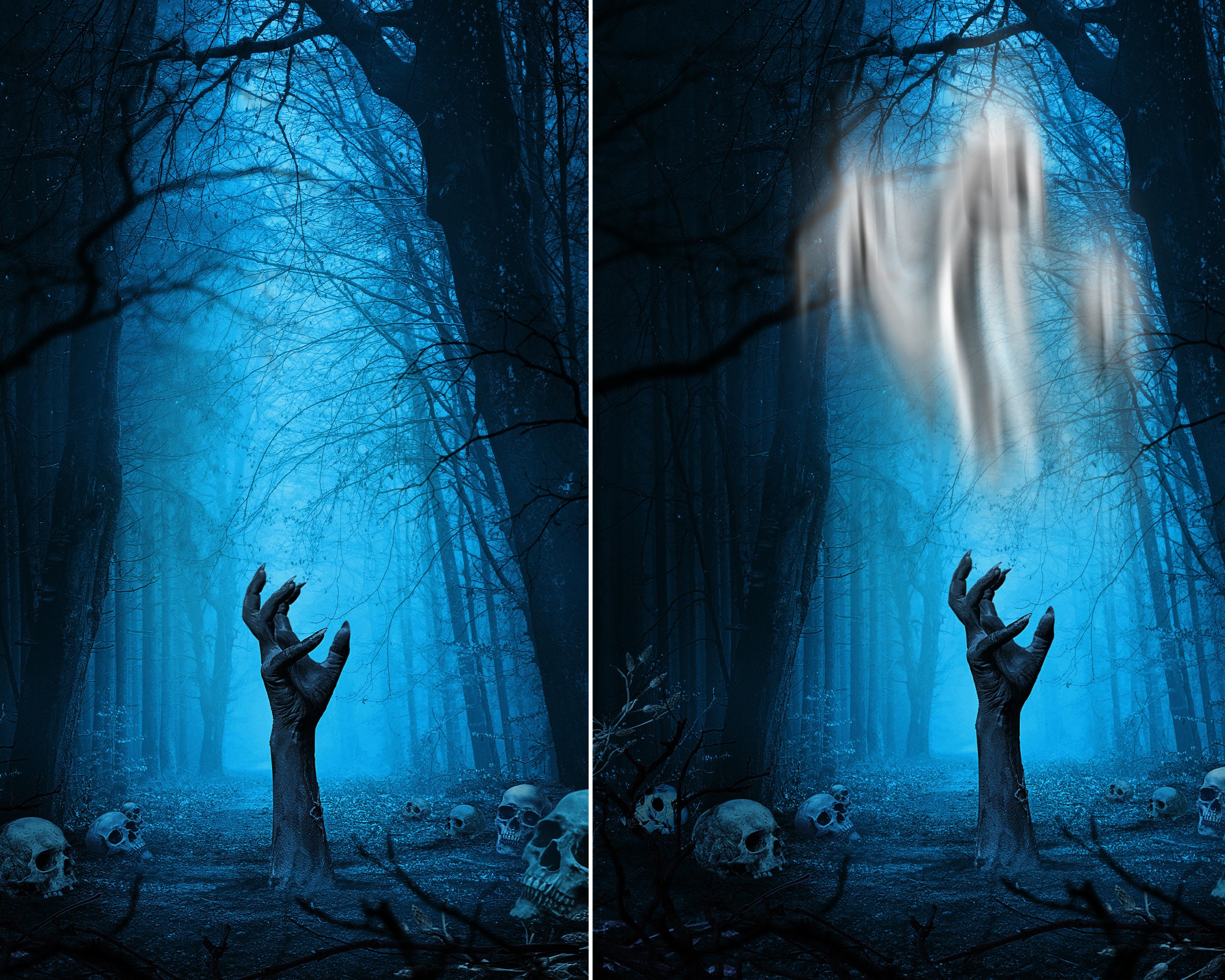 Ghost Overlay Ghost Png Halloween Ghost Clipart Flying - Etsy