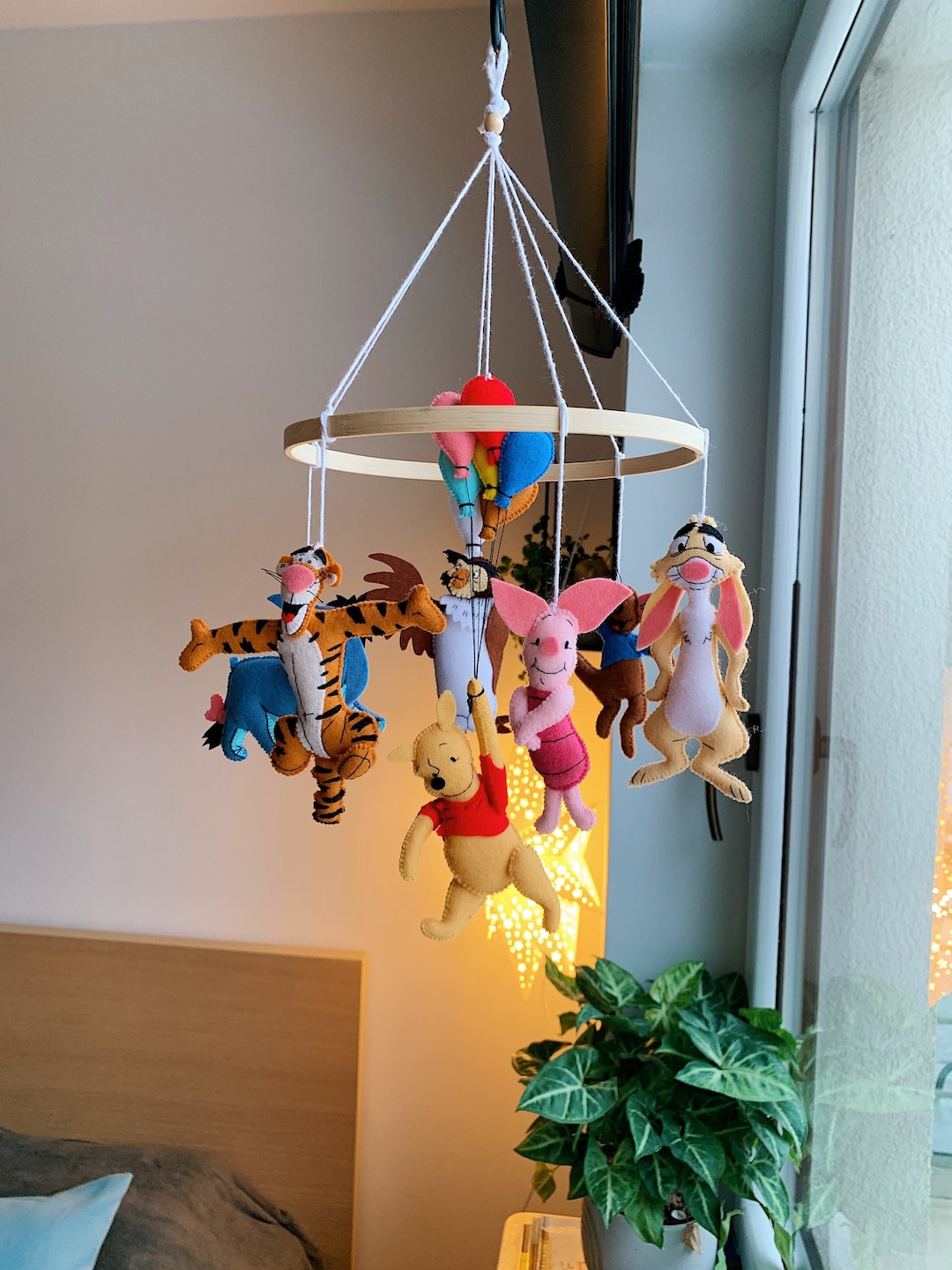 Baby Mobile Winnie the Pooh Tigger Eeyore Rabbit Roo Piglet Crib Mobile ...