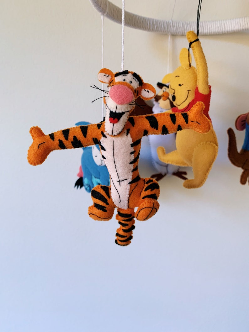 Baby Mobile Winnie the Pooh Tigger Eeyore Rabbit Roo Piglet - Etsy