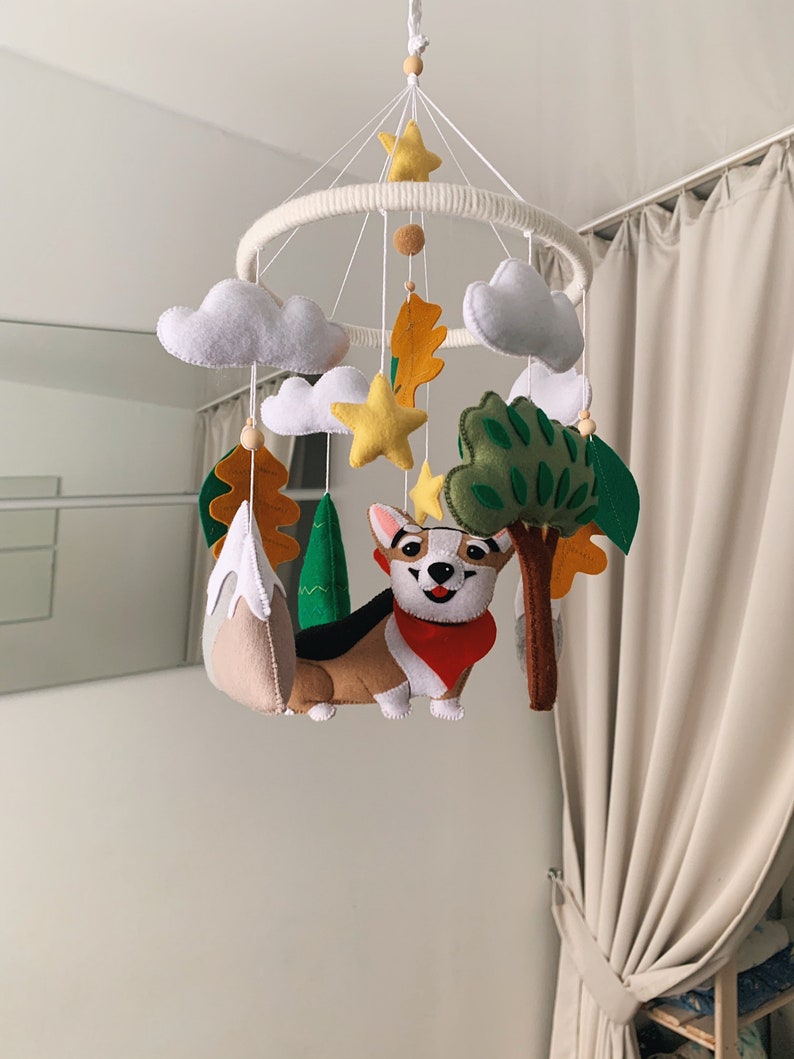 Dog Mobile/baby Mobili With Corgi/dog Mobile/baby Crib - Etsy