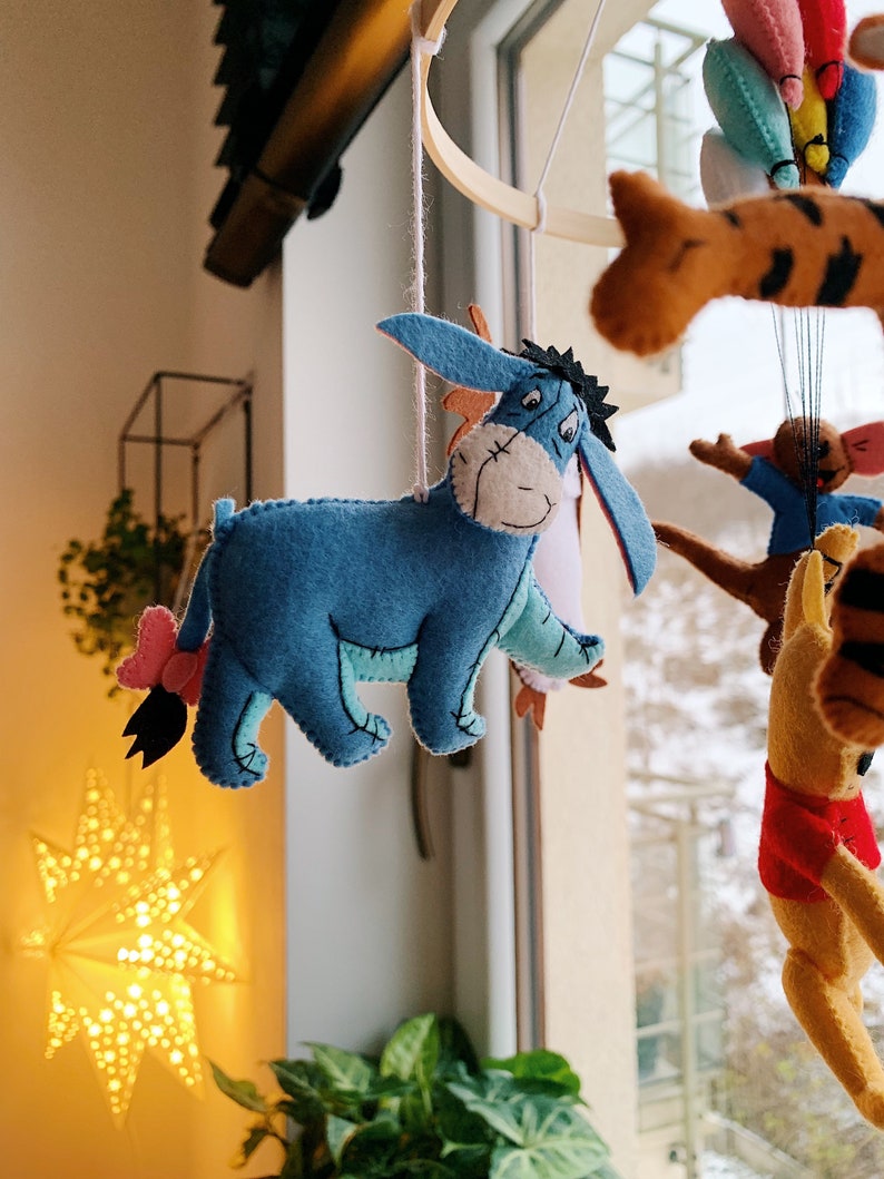 Baby Mobile Winnie the Pooh Tigger Eeyore Rabbit Roo Piglet Crib Mobile ...