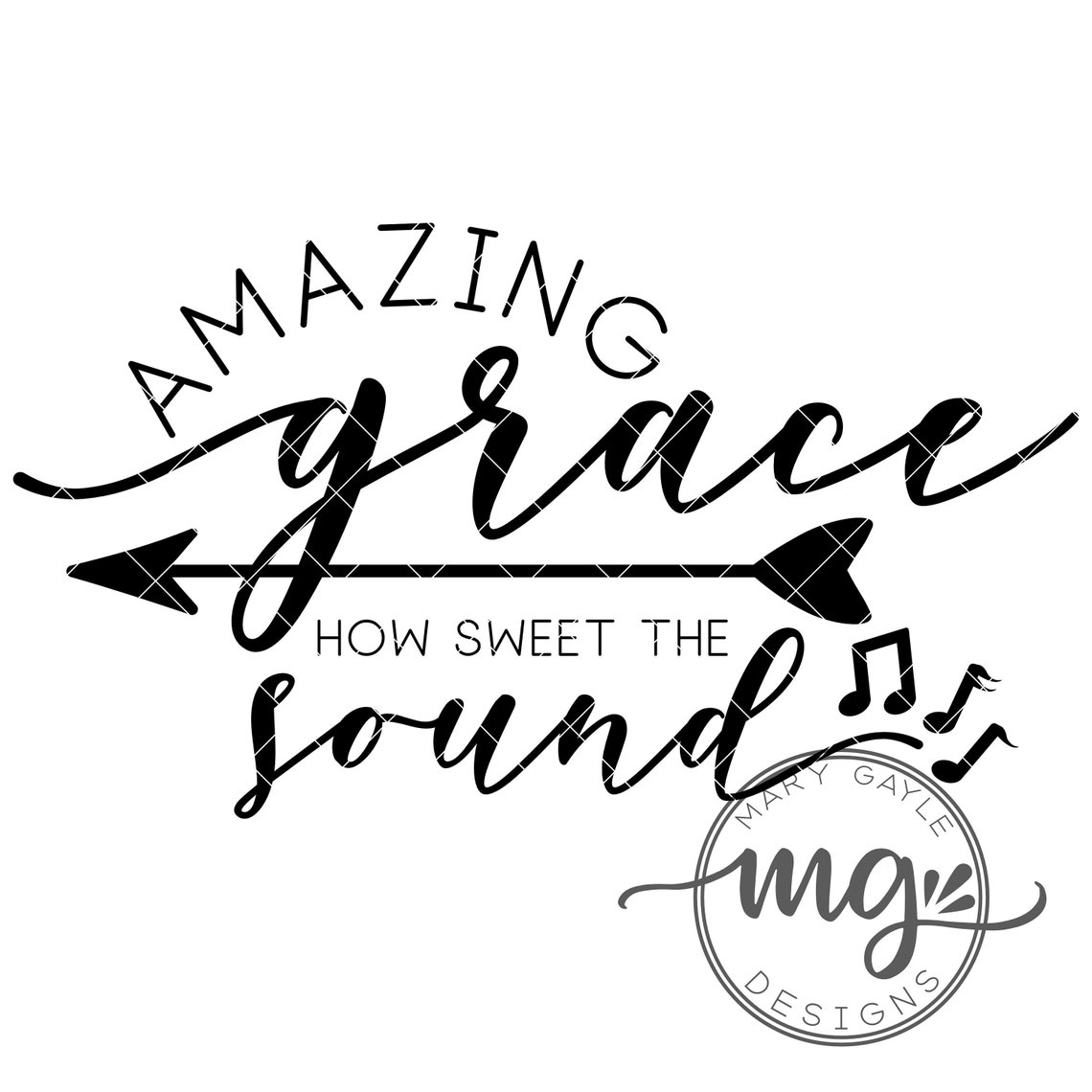 Amazing Grace SVG Scripture SVG Song SVG Cutting File Etsy Polska