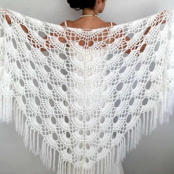 Ivory Wedding Shawl - Etsy