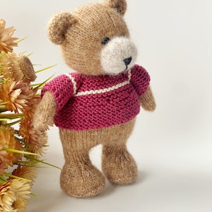 SOFT TOY Knitting Pattern. Teddy Bear. Teddy Toy. Bear Toy Knitting ...