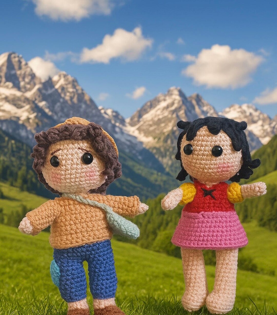 Crochet Tutorial, Heidi and Pedro, in Spanish. Amigurumi Pattern ...