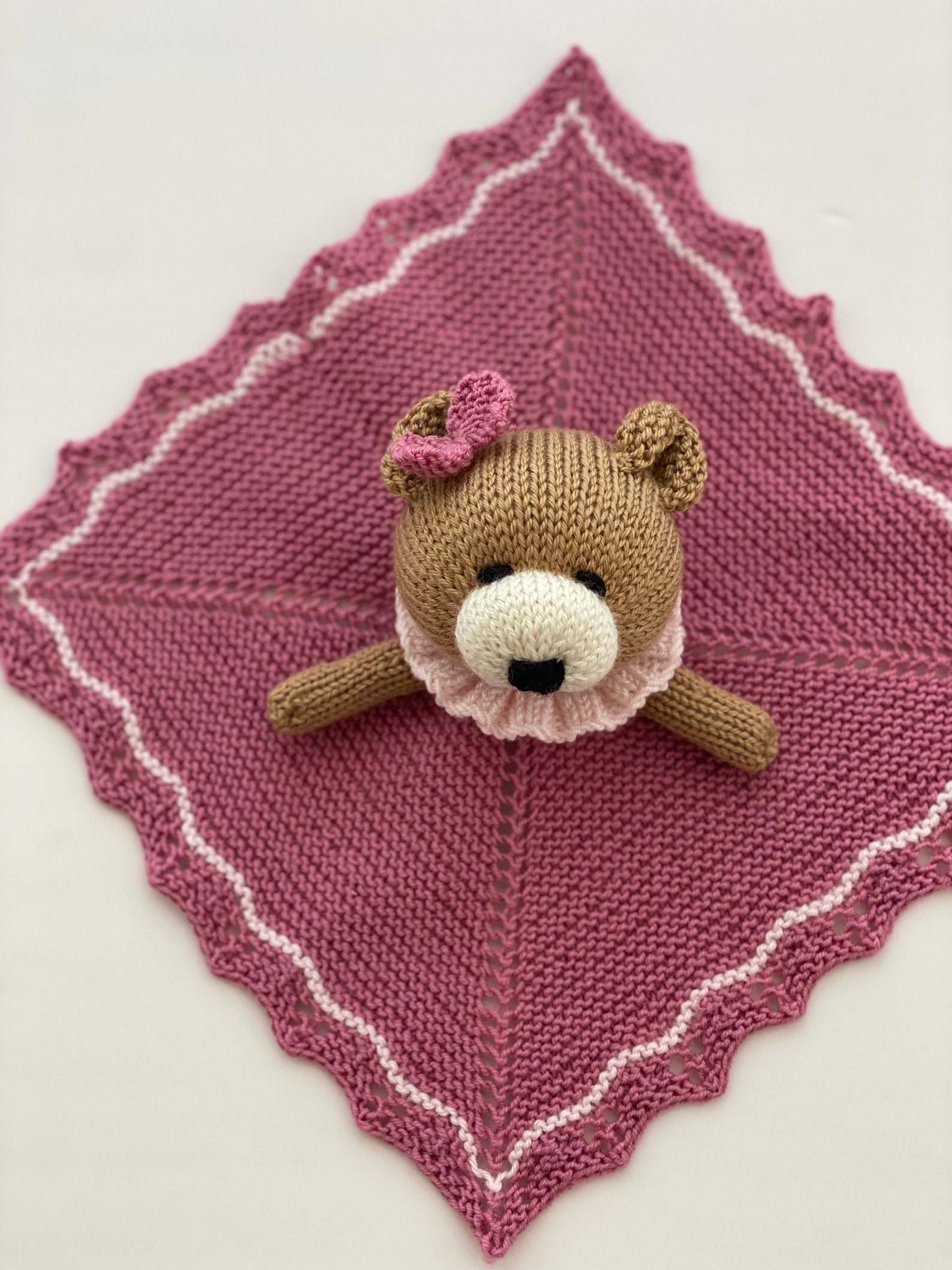 Pattern Comforter. Baby Lovey Pattern. Security Blanket. - Etsy