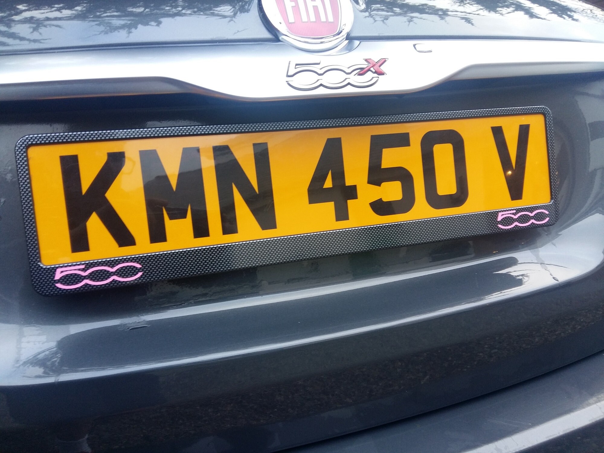 FIAT 500 choice of Colours Personalised Number Plate/license - Etsy UK