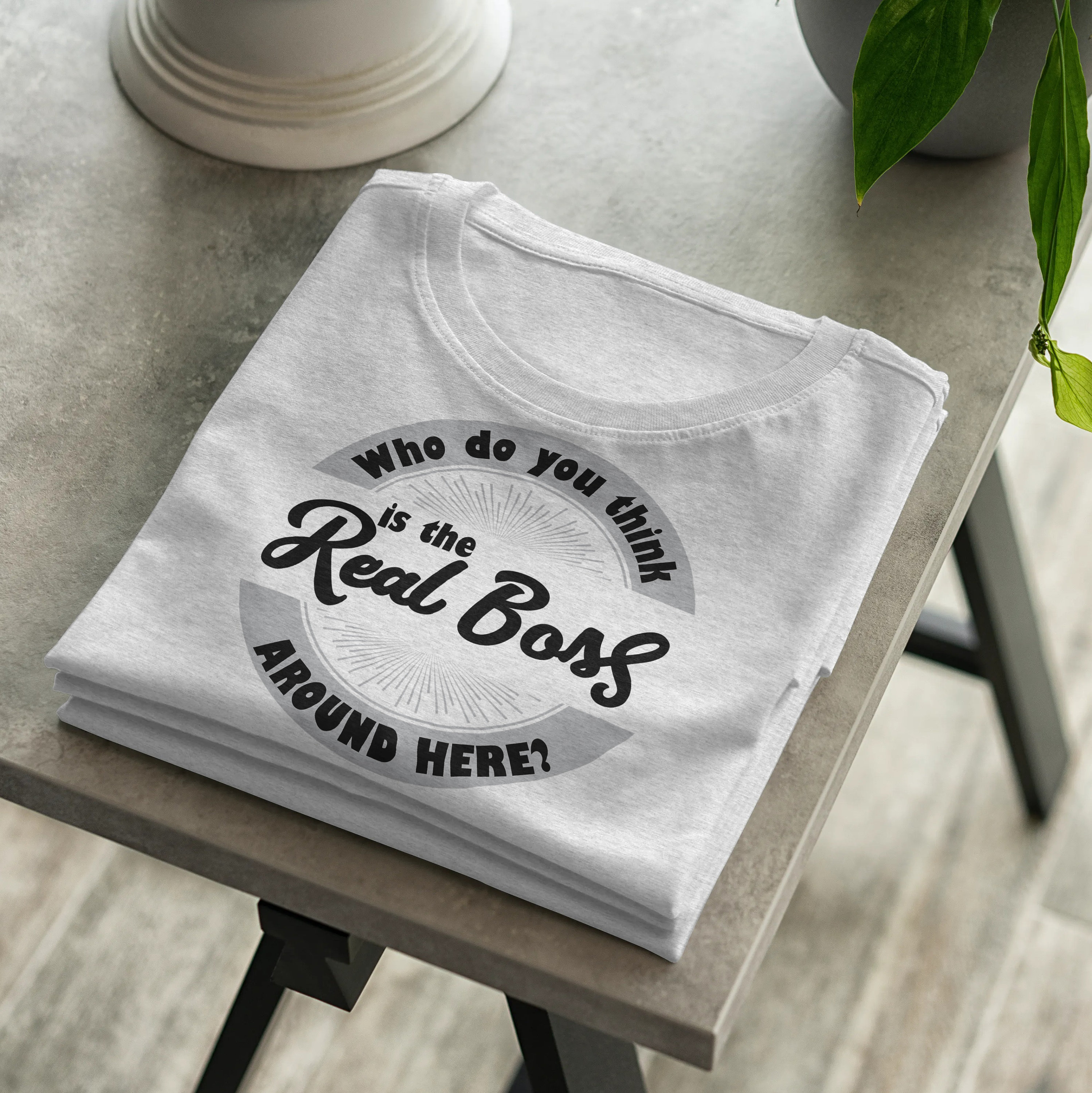 Who Do You Think is the Real Boss Around Here SVG, Happy Administrative ...